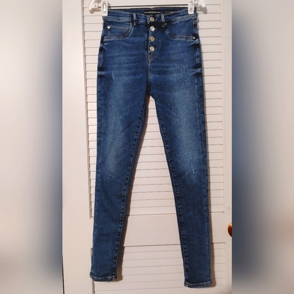 Guess | Jeans | Vintage 981 Guess Hw Skinny Fit Exposed 4 Button Fly ...